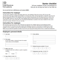 HMRC Starter Checklist: Importance, Access & Key Details